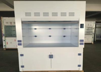 China Lab Equipment PP Fume Hood Acid Resistant Full Cover Type Lamp Inside for sale