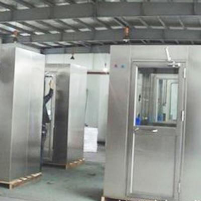 China Stainless Steel Air Shower Room 15~20M/S Air Velocity SGS Certificated for sale