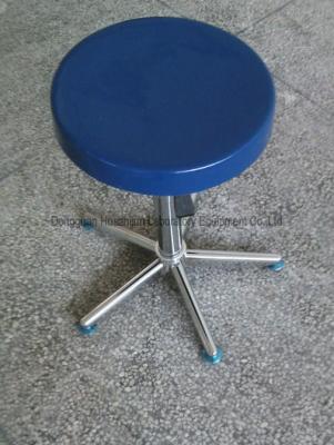 China Durable Antirust Adjustable Height Lab Stool , Stainless Steel Science Lab Chairs for sale