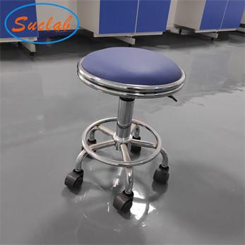 China Anti Corrosion Ergonomic Lab Stool With Wheels Multipurpose Durable for sale