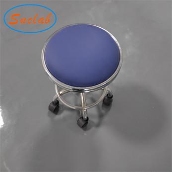 China Anti Corrosion Ergonomic Lab Stool With Wheels Multipurpose Durable for sale