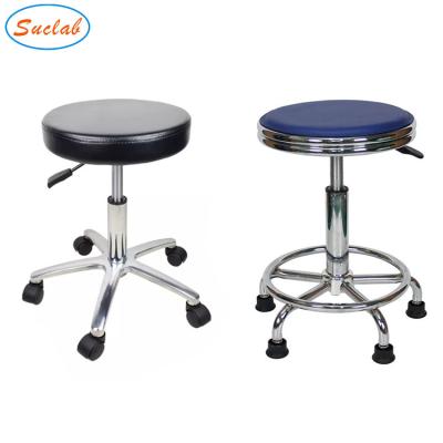 China Antistatic Industrial Lab Chairs And Stools Practical With PU Leather Top for sale