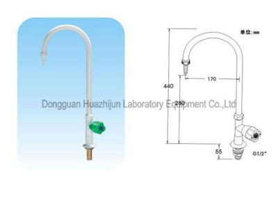 China Lab High Standard Desktop Single Port Lab Water Tap For Laboratory Furniture Distributors for sale