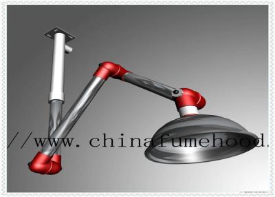 China Acid Resistant Lab Fittings Ceiling Mounted PP Fume Extractor for sale