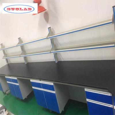 China Utilizar eficientemente o espaço de laboratório com bancos de parede de laboratório no pacote de contraplacado de exportação à venda