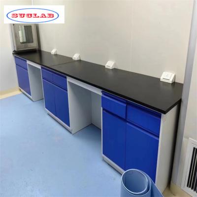 China Houtchemie Lab Meubels Lab Eiland Bank Aanpasbare oplossing voor laboratoria Te koop