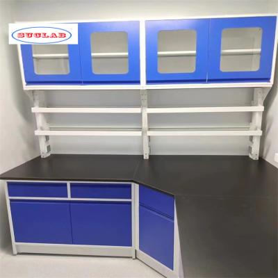 China Aantal planken Haakken Kasten voor de chemie Lab Bank als tekening Te koop