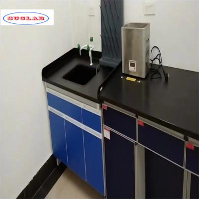 中国 図のようにコンパートメントの数を持つステンレス鋼化学ラボベンチ 販売のため