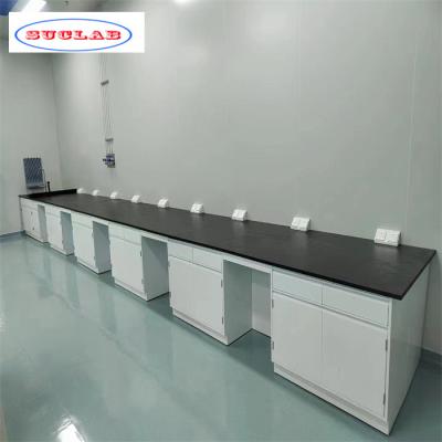 China As Drawing Number of Hooks and Shelves Chemistry Lab Workbench with 80 Kg Weight Capacity for sale