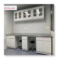 China Versatile lab island bench with customizable storage configurations for sale