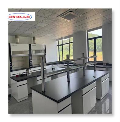 China Customized Modern Design Color Chemistry Laboratory Furniture Lab Workbench Manufacturersin Blue Color for sale