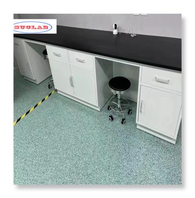 China Modern Chemistry Lab Bench Laboratory Island Bench - Duurzame witte PP constructie for sale
