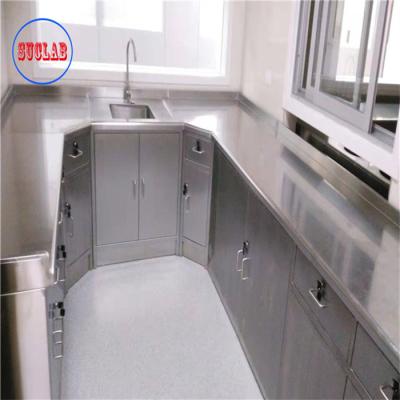 中国 モダンなスタイルと1500*750*900MMのボルト接続ステンレスステールラボベンチ 販売のため