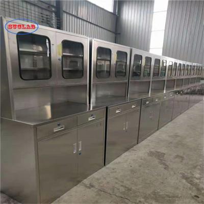 Polished Stainless Steel Lab Bench for Educational Institutions