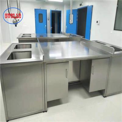 China Storing As Drawing Stainless Steel Lab Bench with Load Capacity 300kg for sale