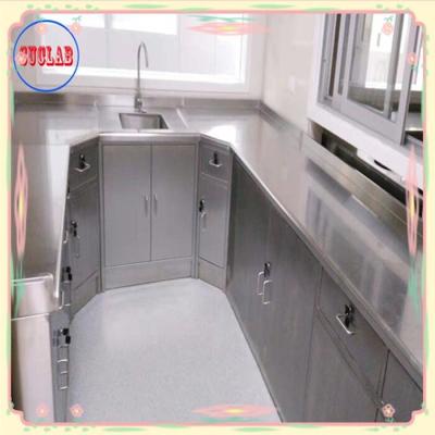China Polished Lab Workbench With Integral Structure Bolt Connection Installation Method for sale