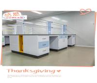 China Durable Lab Wall Benches With Customizable Options And Powder Coating for sale