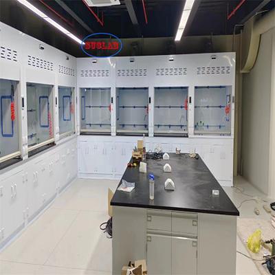 China Low-Noise Chemical Fume Hood Lab Fuming Hood with PP  Design Safe Laboratory Noise ≤60dB for sale