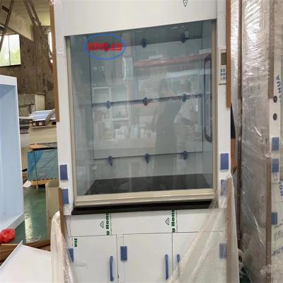 China Wall Mounted Chemical Fume Hood Laboratory Fuming Cupboard 220V Voltage for Effective Ventilation for sale