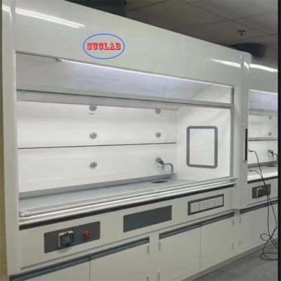 China Wall Mounted Chemical Fume Hood Lab Ventilation Hood with 400m3/h Airflow - 1 Year for sale