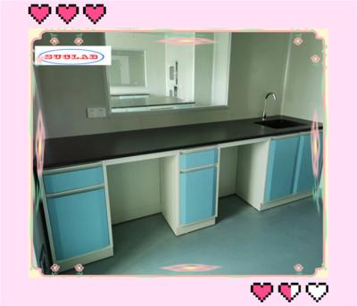 中国 OEM化学ラボベンチ 挿入アルミ合金ハンドル鋼構造のラボワークベンチ 販売のため