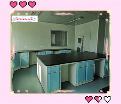 China Material de banco de laboratório de química de sumidouro de PP com tipo de servidor OEM e torneira de revestimento à venda