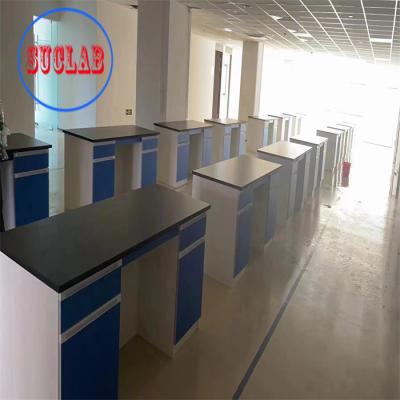 중국 L * 1500/750 W * 800/850mm H에 대한 선반과 맞춤형 실험실 벤치 판매용