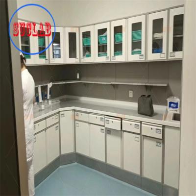 China Adjustable Glass Shelf Lab Workbenches with Drawers - Ideal Reagent Rack Solution for sale