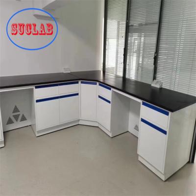 China Goverment Applied Chemistry Lab Bench  With Drawers Featuring Silent Rail and Multi-Functional Socket for sale
