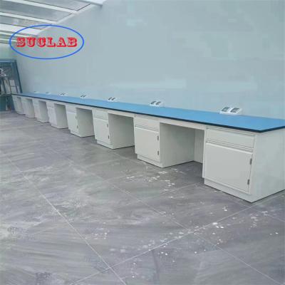 Chine Bancs de laboratoire polyvalents Meubles de laboratoire chimique avec boîte anti-éclaboussures Couvercle de protection Tableaux phénoliques à vendre