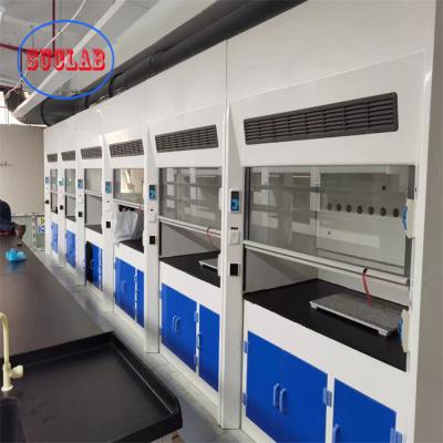 China Vertical Airflow Laboratory Fume Cupboard With Fume Scrubber for sale