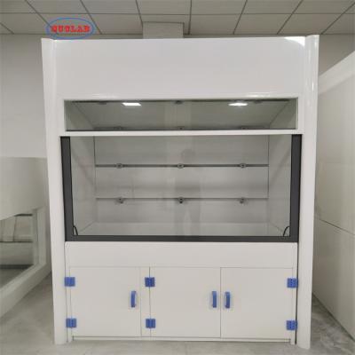 China Chemical Resistant Class 100 Laboratory Fume Cupboard Wall Mounted Installation for sale