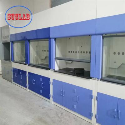 China Chemical Resistant Class 100 Laboratory Fume Cupboard Wall Mounted Installation for sale
