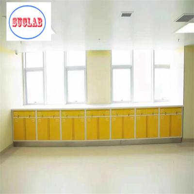 China Hospital Furniture Disposal Cupboard Manufacturers with Three Section Slider and Adjustable Shelves for sale