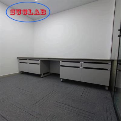 China Wood Lab Furniture Materials With Chemical Resistant Laminate Multiple Cabinets C Frame for sale