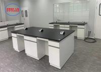 China Customized Epoxy Resin Chemistry Lab Bench Laboratory Workbench Vietnam With Multi Functional Socket for sale