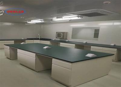 China Full Steel Chemistry Laboratory Bench Laboratory Casework Hong Kong con el fregadero Pp y el sistema de ferrocarril silencioso en venta