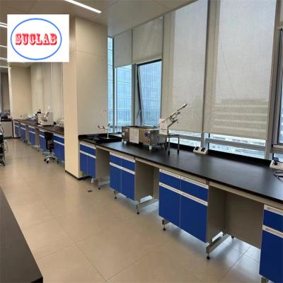 China Chemisch bestand laminaat Chemie Lab Werkbank Laboratorium Casework Maleisië met veiligheidskenmerken Te koop