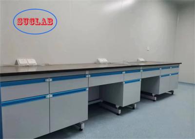 중국 화학 저항 화학 연구실 작업 벤치 여러 캐비닛과 함께 연구실 작업 벤치 판매용