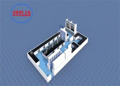 China DTC105 DEG Hinged Chemistry Lab Equipment Workbench Fire Protection And Multiple Resin Worktops for sale