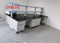 China Customize Durable Wood Chemistry Lab Workbench Laboratory Workstation Bench for sale