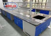China Customize Durable Wood Chemistry Lab Workbench Laboratory Workstation Bench for sale
