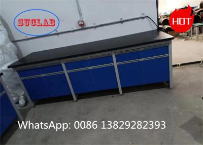 China Customizable and Durable C-FrameChemistry Lab Workbench Laboratory Work Benches Design with Multiple Cabinets Te koop