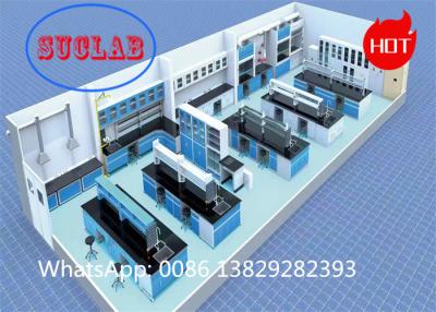 Chine Safety C Frame Chemistry Lab Workbench Design With Fireproof Construction And Durable Resin Worktops à vendre