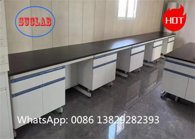 China Safety C Frame Chemistry Lab Workbench Design With Fireproof Construction And Durable Resin Worktops à venda