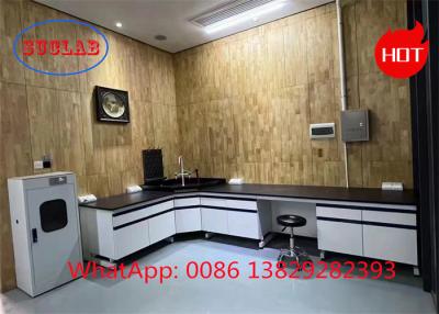 China Fire Resistant Chemistry Lab Workbench Lab Benches with Cabinets Chemical Resistant Worktop for sale