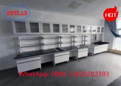 China Fire Resistant Chemistry Lab Workbench Lab Benches with Cabinets Chemical Resistant Worktop for sale