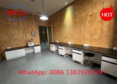 Chine Cadre en C résistant aux produits chimiques Bureau de travail de laboratoire de chimie Bancs de travail pour laboratoire scientifique avec surface de travail laminée à vendre