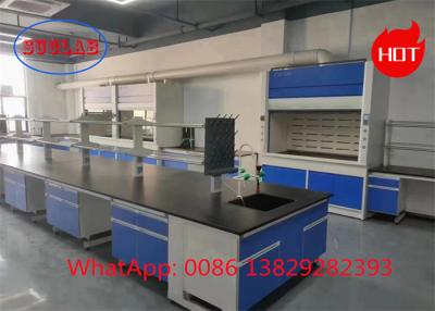 중국 Multiple Cabinets Chemistry Lab Workbench Laboratory Workbenches with Phenolic Resin Worktop 판매용