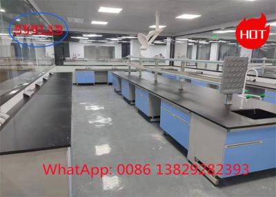 China Chemical Resistant Laminate Work Surface Steel  Wood Lab Benches Price for sale
